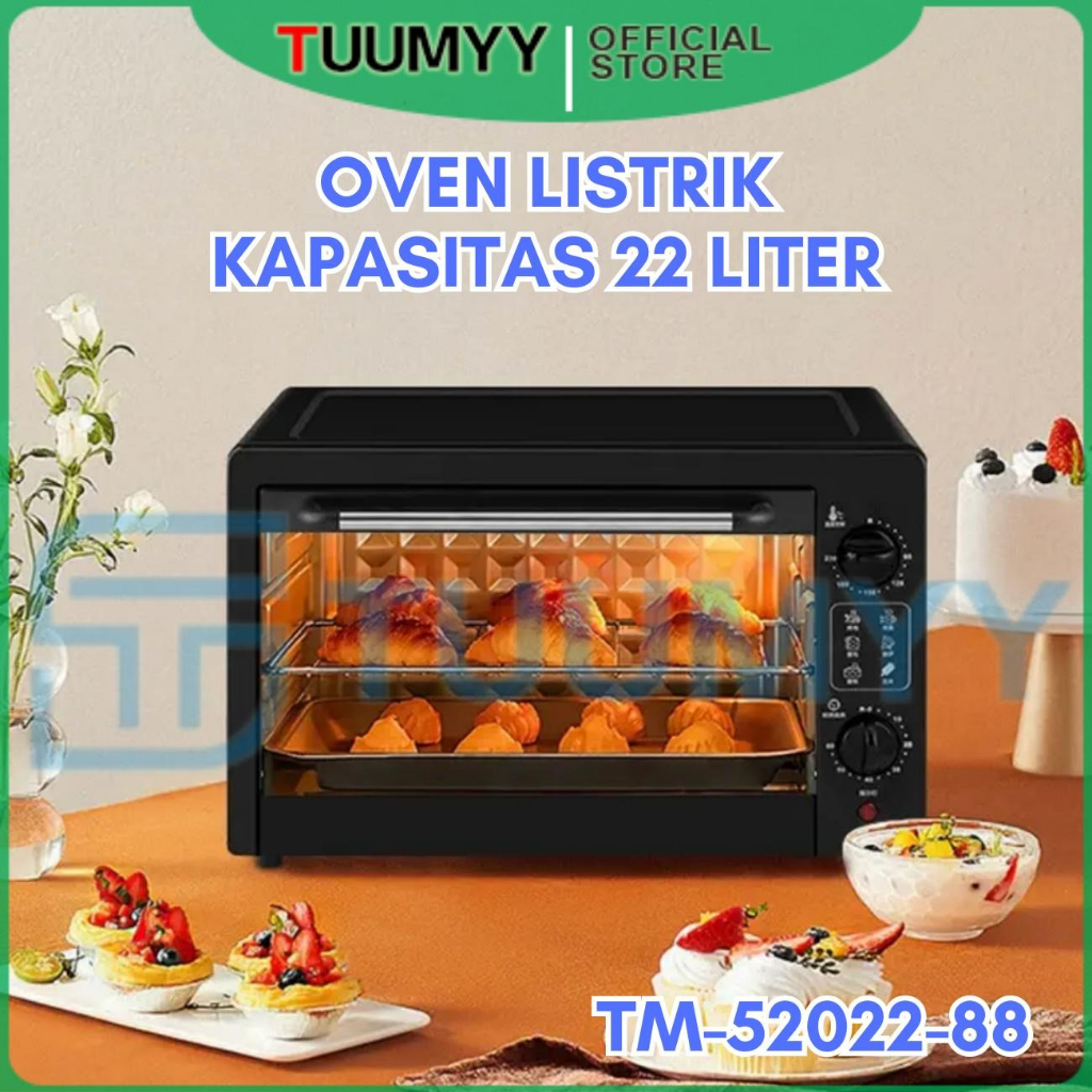 Jual OVEN LISTRIK 22 LITER KAPASITAS JUMBO ELEKTRIC OVEN MULTIFUNGSI ...