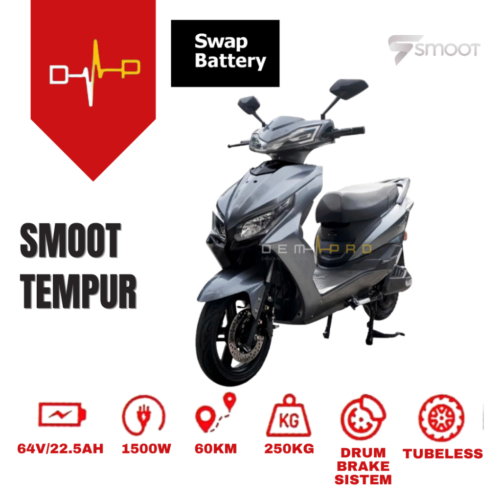 Jual SMOOT - Motor Listrik sistem Swap garansi baterai seumur hidup ...