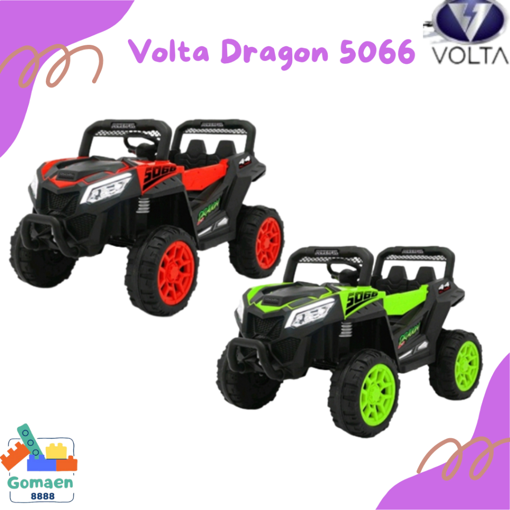 Jual Mainan Mobil Aki Volta 5066 UTV Dragon - Merah | Shopee Indonesia