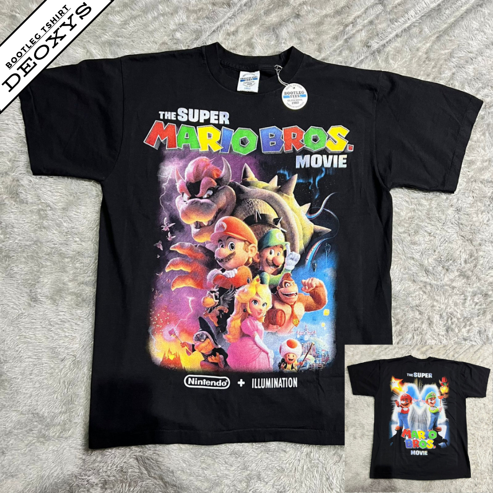 Jual KAOS VINTAGE OVERSIZE TAG BOOTLEG TEES THAILAND SUPER MARIO BROS ...