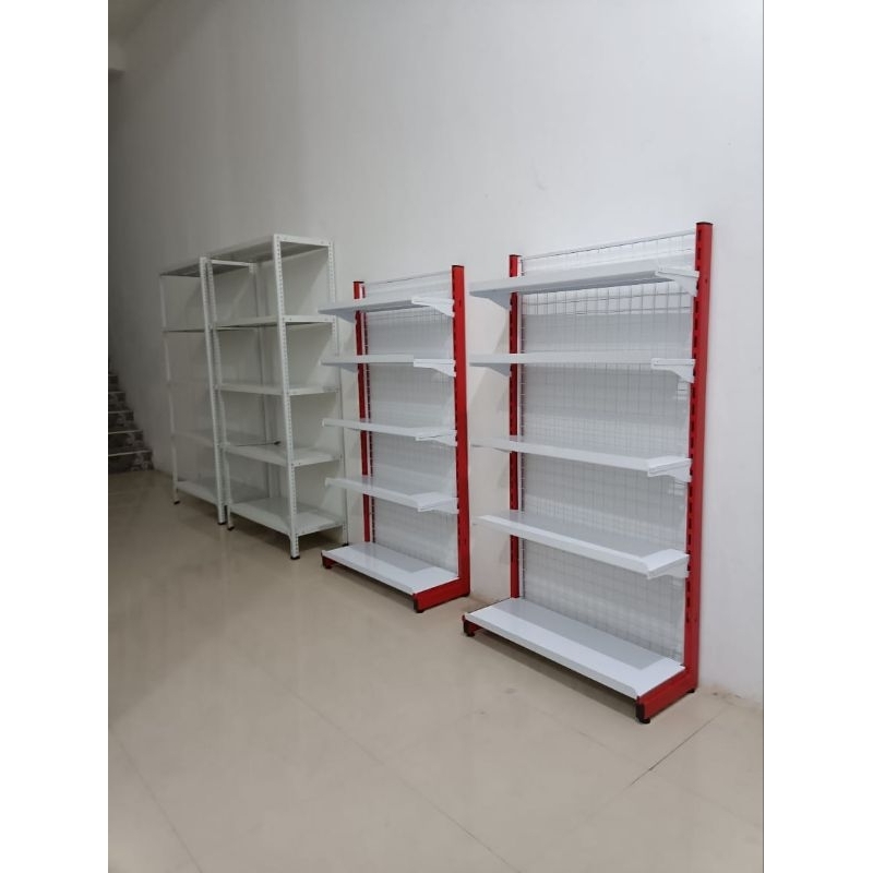Jual rak single,pinggir atau rak 1 muka atau rak end penutup | Shopee ...