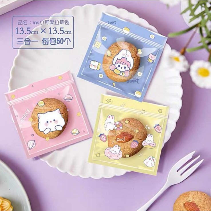 Jual Ziplock Plastik Klip 14x19 Kemasan Cookies / Plastik Cookies ...