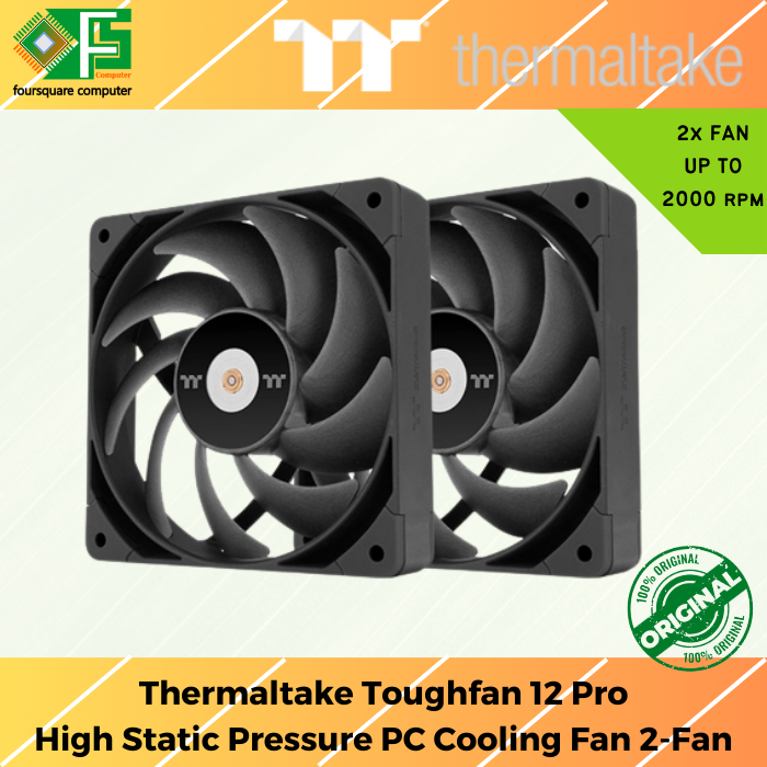 Jual Thermaltake TOUGHFAN 12 Pro High Static Pressure PC Cooling Fan 2 ...