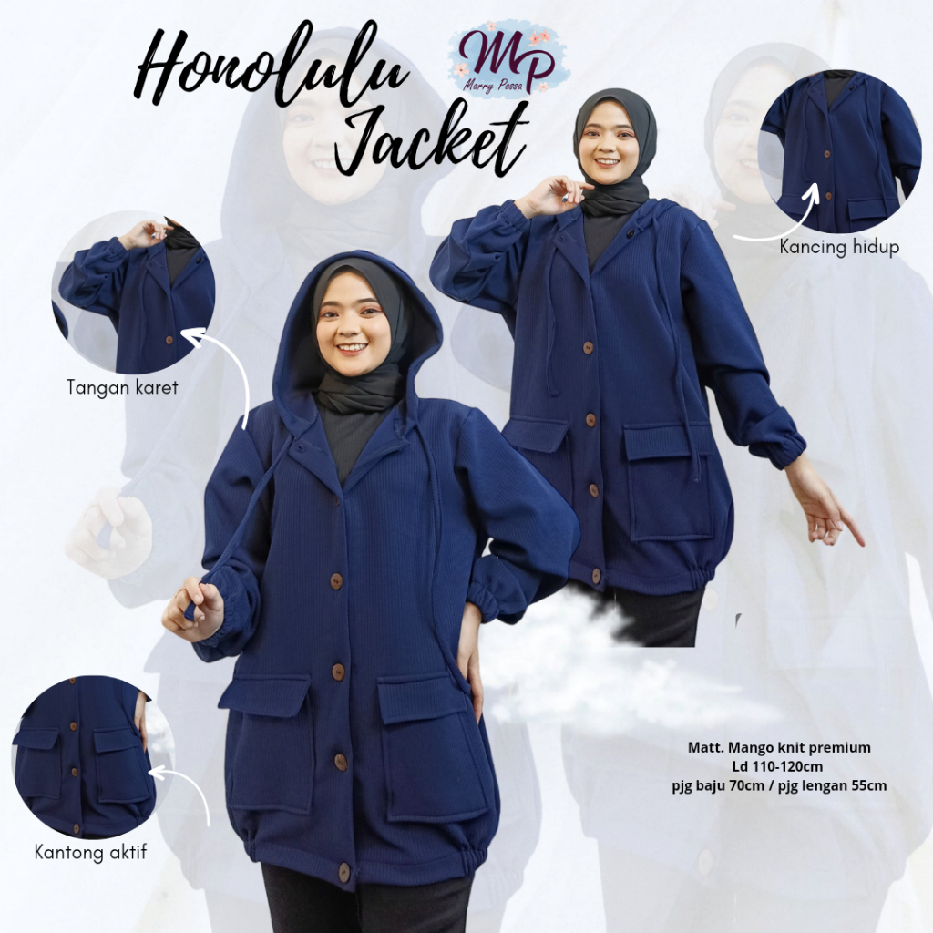 Jual ORI Label MP Honolulu Jacket / original label Marry Possa / produk ...