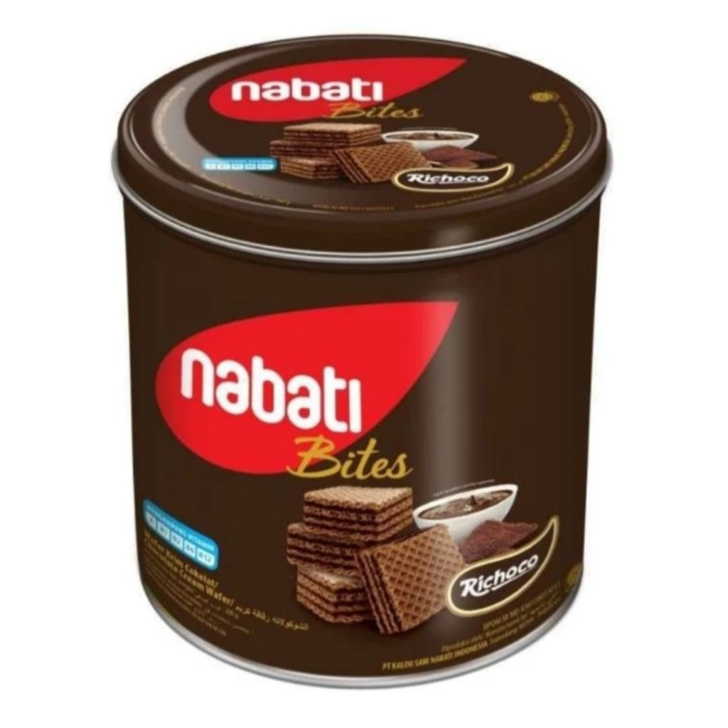 Jual NABATI WAFER KALENG KEJU / NABATI WAFER KALENG COKLAT / WAFER ...