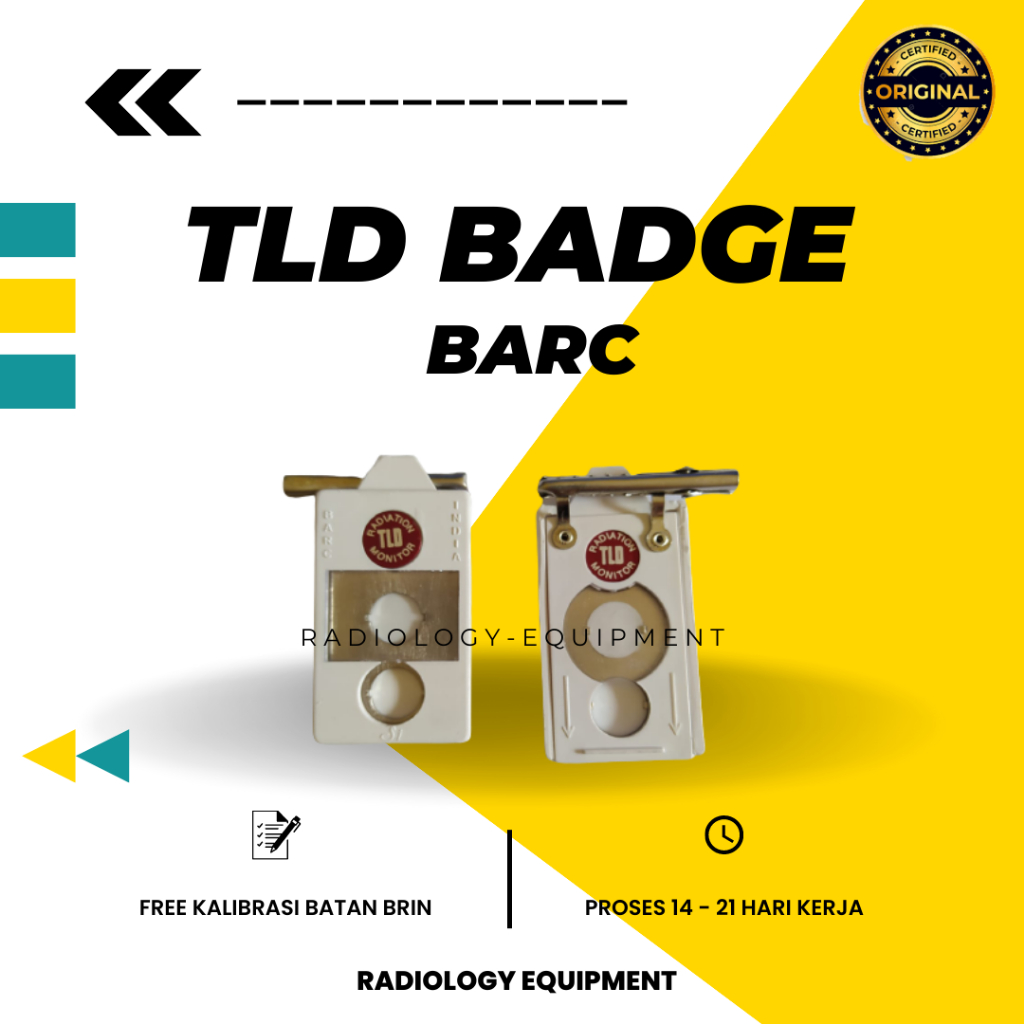 Jual TLD BADGE BARC INCLUDE KALIBRASI DI BATAN RADIOLOGI RONTGEN RONSEN RONGENT PUSKESMAS KLINIK ...