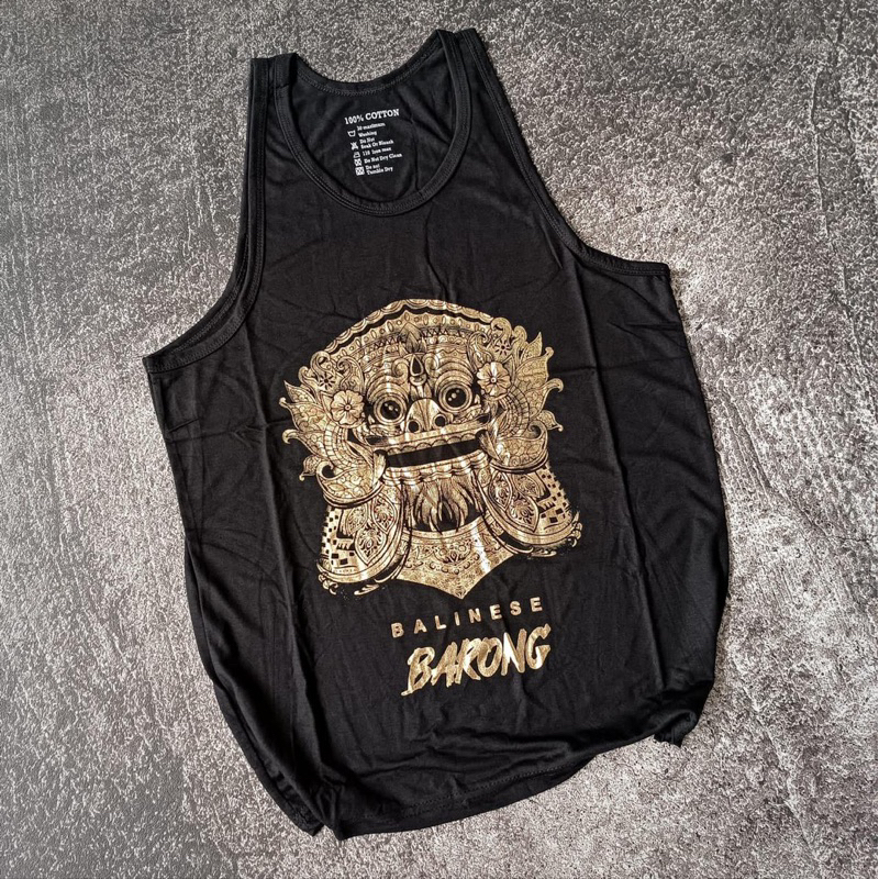 Jual Kaos Singlet XL khusus Barong | Shopee Indonesia