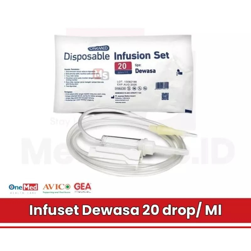 Jual infus set dewasa onemed selang infus dewasa onemed | Shopee Indonesia