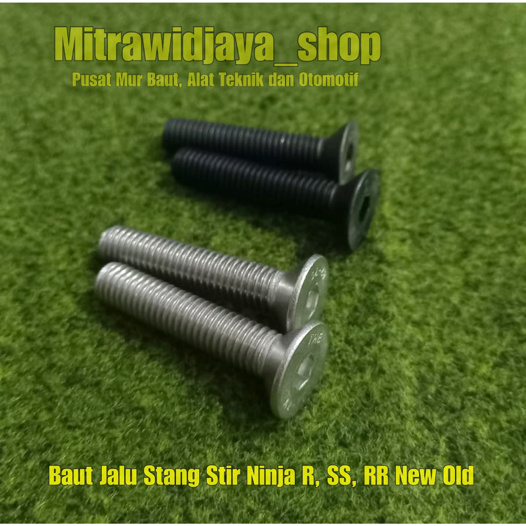 Jual Baut Jalu Bandul Stang Stir Ninja R SS RR New Old baut stang stir ...