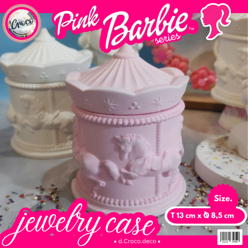 Jual Dekorasi Aesthetic Pink BARBIE Barang Unik / PATUNG / TEMPAT ...