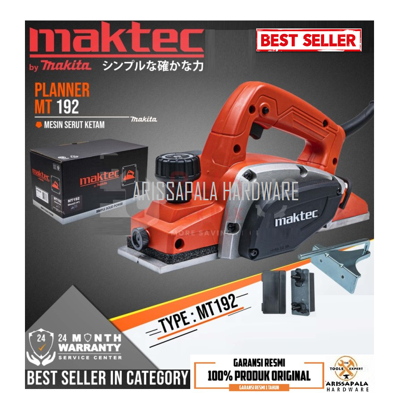 Jual Maktec Mesin Serut Pasah Kayu MT 192 Mesin Planer Ketam Sugu ...