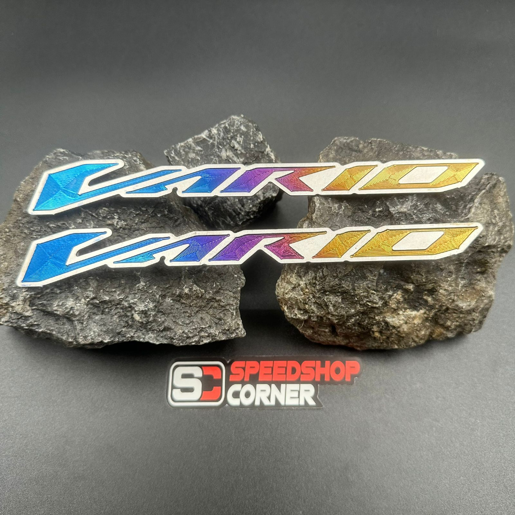 Jual Emblem Vario Titanium Grade 5 Original Made in Vietnam | Shopee ...
