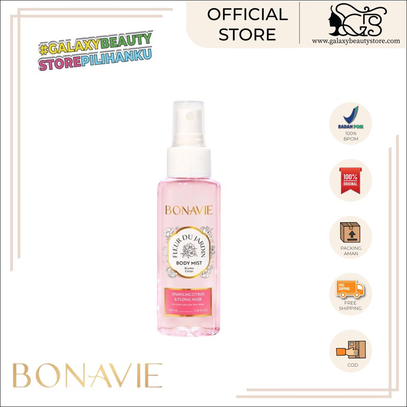 Jual BONAVIE BODY MIST 100ML ( CREME / MAISON / MARIE / FLEUR / CITRON ...