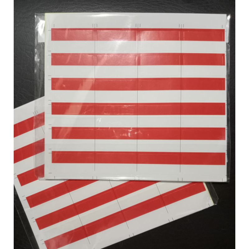 Jual Sticker pipi merah putih polos/stiker bendera indonesia 1 pack ...
