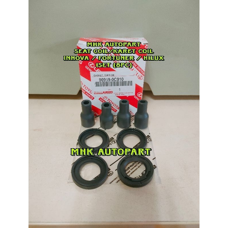 Jual SEAL COIL KARET KOIL BUSI INNOVA INOVA HILUX FORTUNER ORIGINAL ...
