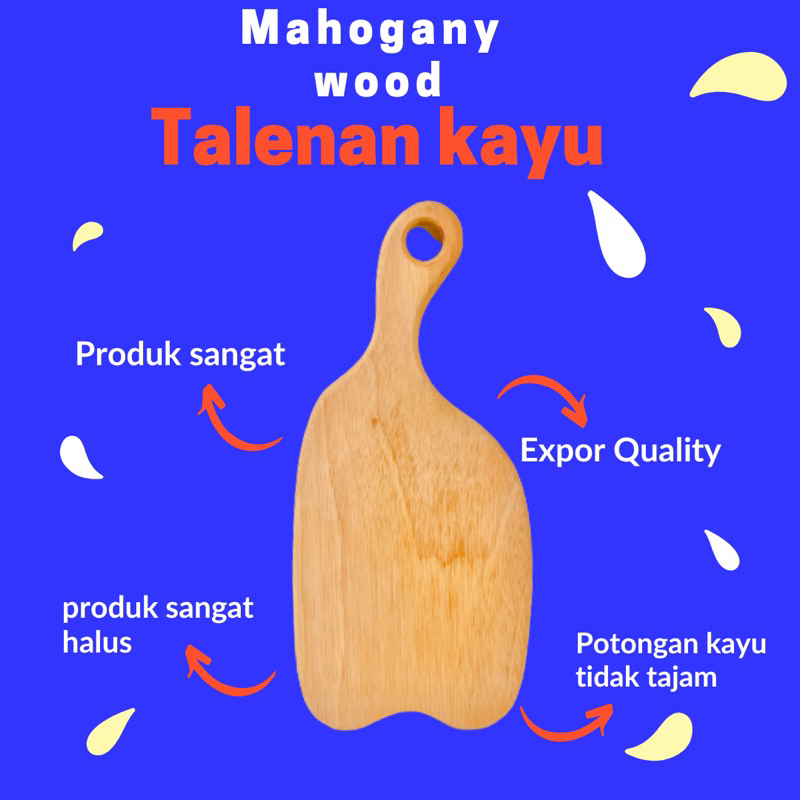 Jual talenan kayu,perlengkapan dapur,talenan kayu jati,tatakan kayu ...