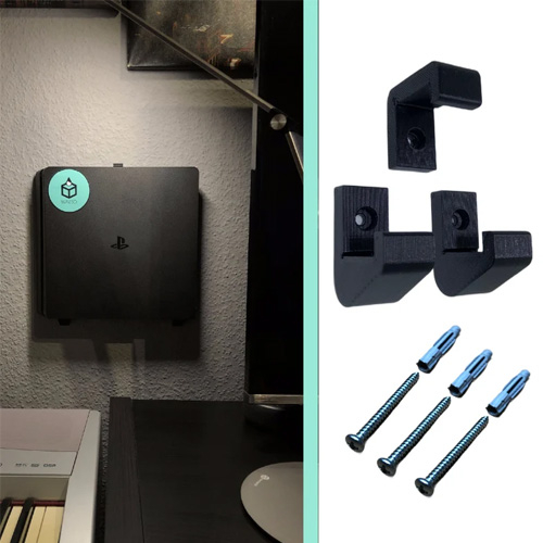 Jual Wall Mount for PS4 FAT SLIM PRO Playstation 4 | Shopee Indonesia