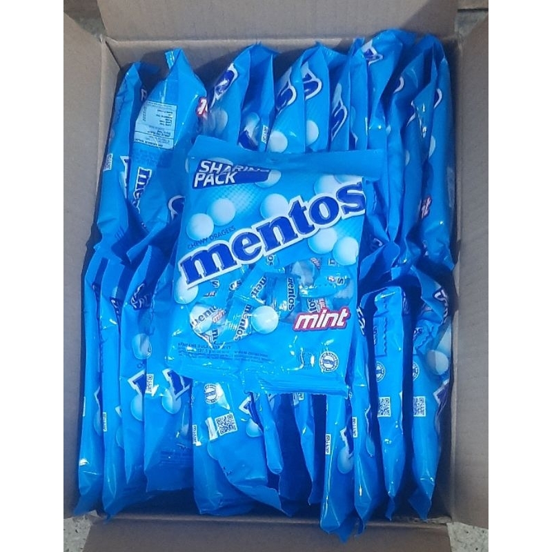 Jual Mentos Permen Mint 1 Pak isi 45 butir x 2.7g | Shopee Indonesia