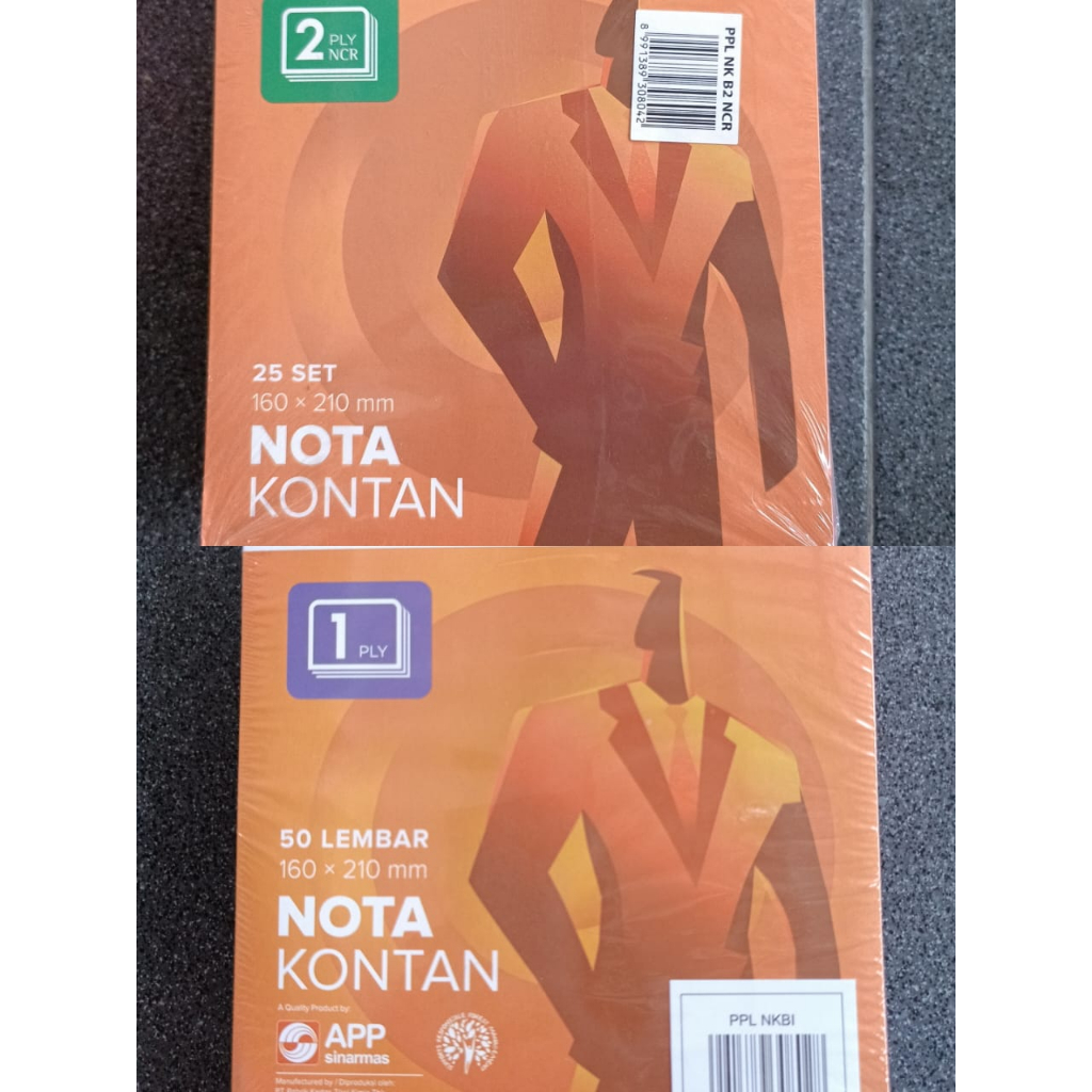 Jual NOTA KONTAN BESAR 1 2 WARNA PLY 50 LEMBAR MEREK PAPERLINE 1 PAK ...