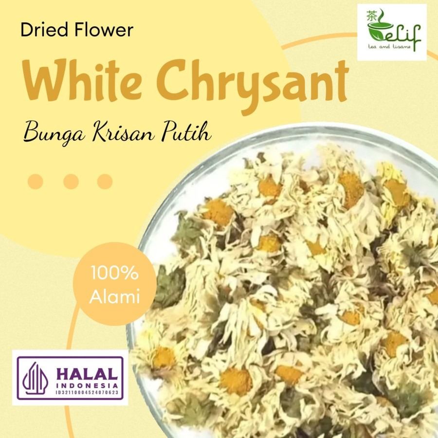 Jual ELIF TEA White Chrysanthemum Tea : Teh Bunga Krisan Putih ...
