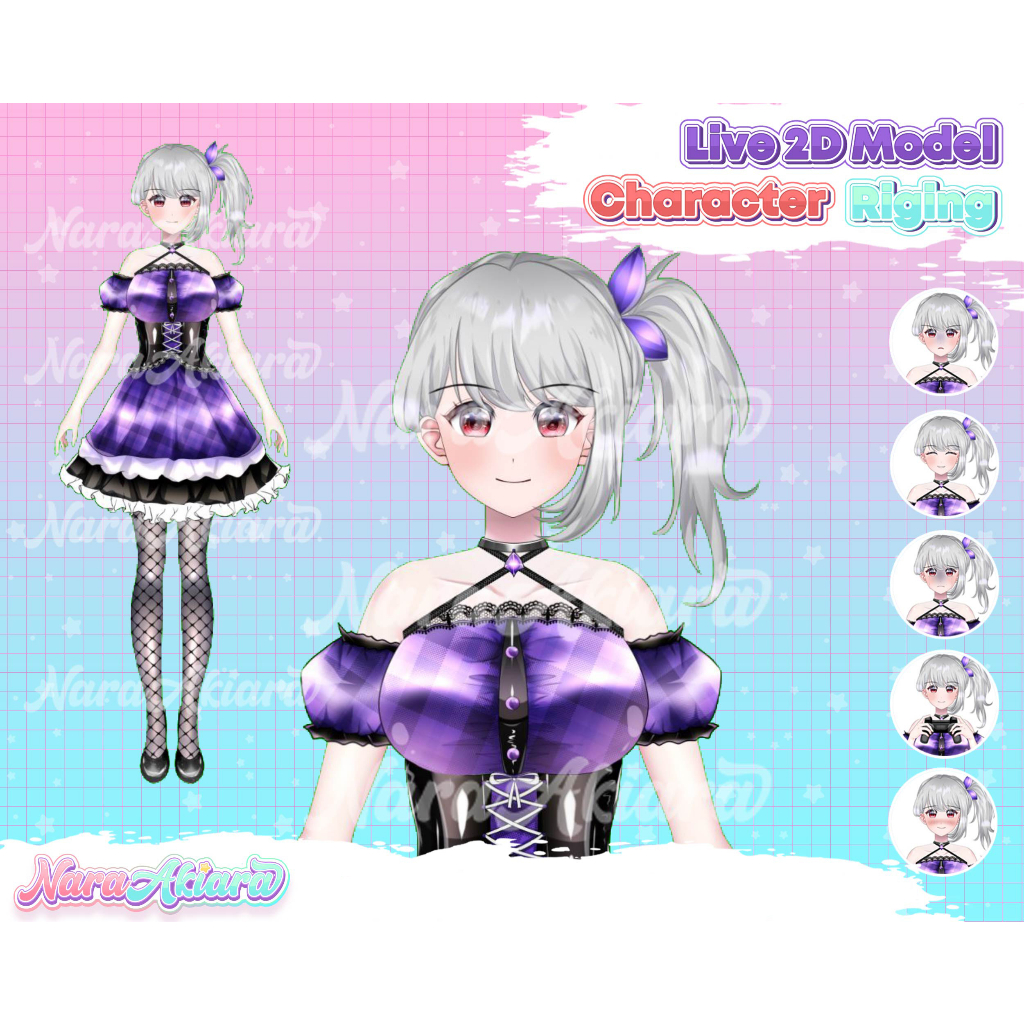 Jual Karakter Vtuber Live2d Siap Pakai Desain Berkualitas untuk ...