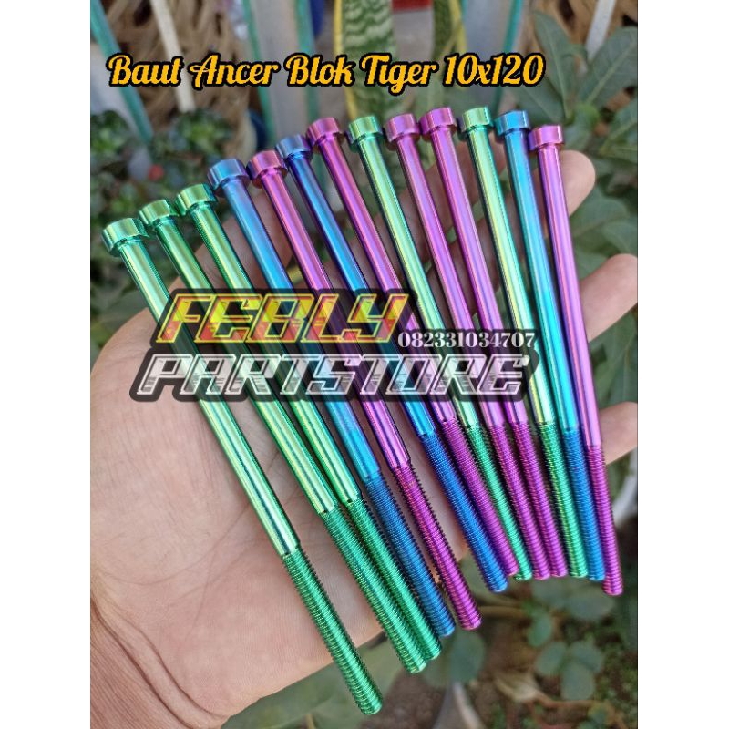 Jual BAUT BLOK TIGER TITANIUM PANJANG 120CM BAUT ANCER BLOK TIGER ...