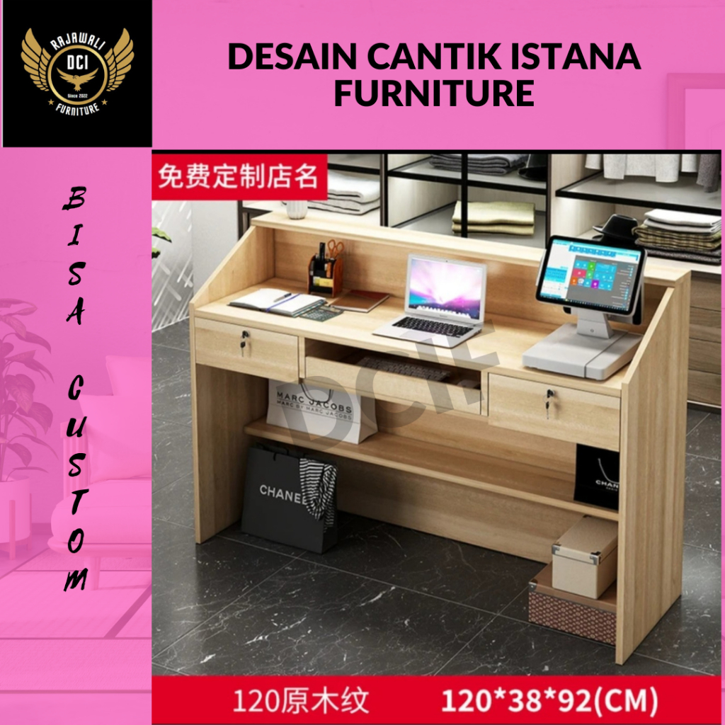 Jual Meja Kasir Kayu Multiplek Minimalis | Shopee Indonesia