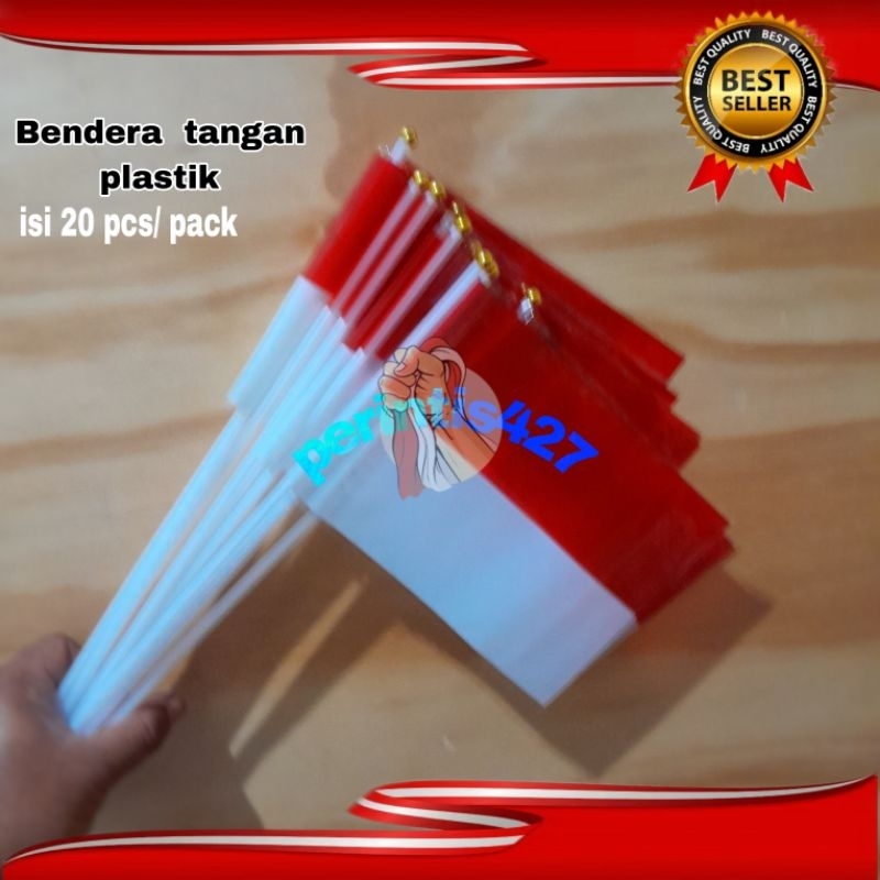 Jual BENDERA TANGAN PLASTIK ISI 20PCS/PAK | Shopee Indonesia
