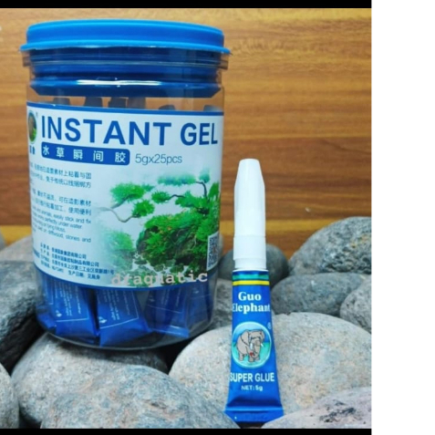 Jual LEM AQUASCAPE tanaman lem besi GEL addhesive super glue instant hard | Shopee Indonesia