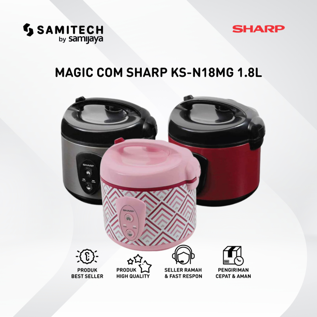 Jual MAGIC COM SHARP KS-N18MG / KS N18MG 18MG 1.8 LITER BERGARANSI | Shopee Indonesia