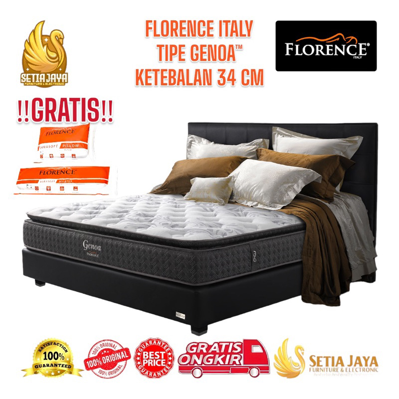 Jual FLORENCE SPRING BED GENOA / KASUR SPRING BED FLORENCE GENOA ...