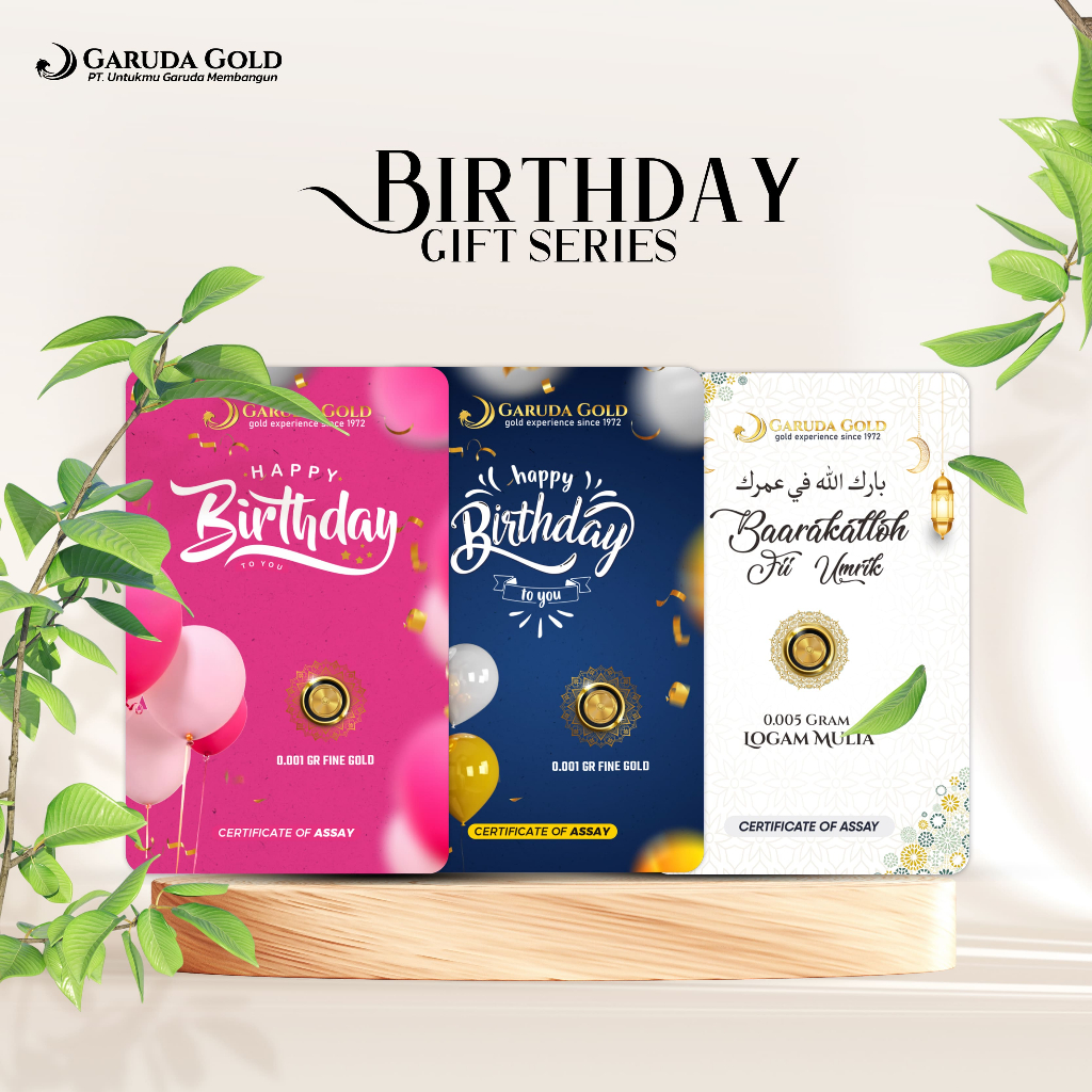 Jual Garuda Gold Birthday Gift Series Emas Murni 24k Bersertifikat ...