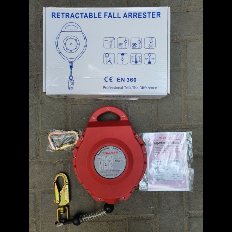 Jual RETRACTABLE FALL ARRESTER 10M NAGASAKI JAPAN LIFELINE SAFETY ...