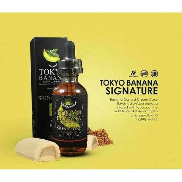 Jual LIQUID TOKYO BANANA SIGNATURE 60ML | Shopee Indonesia