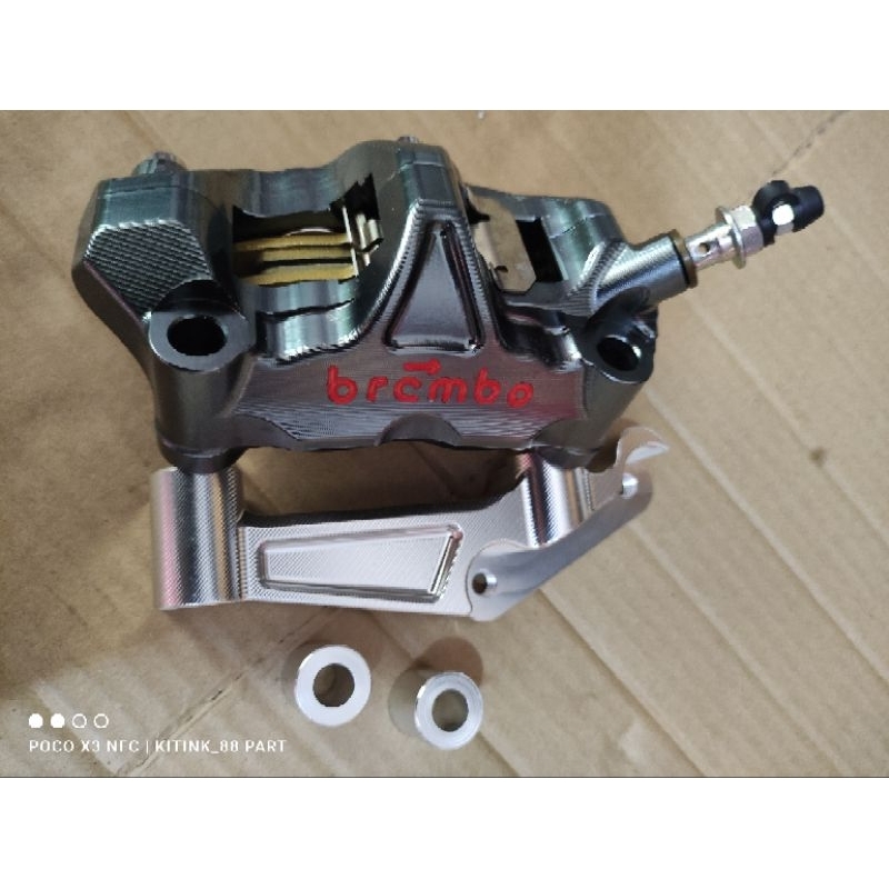Jual kaliper depan Brembo GP4 set breket pnp ninja | Shopee Indonesia