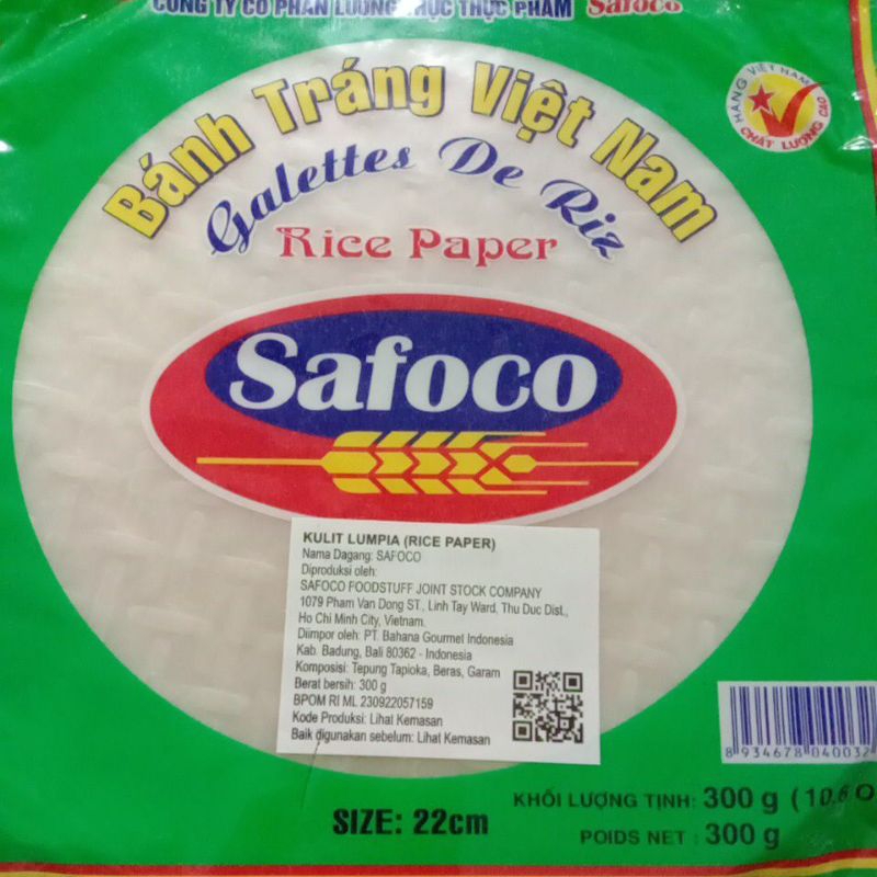 Jual Rice Paper Safoco 300gr | Shopee Indonesia