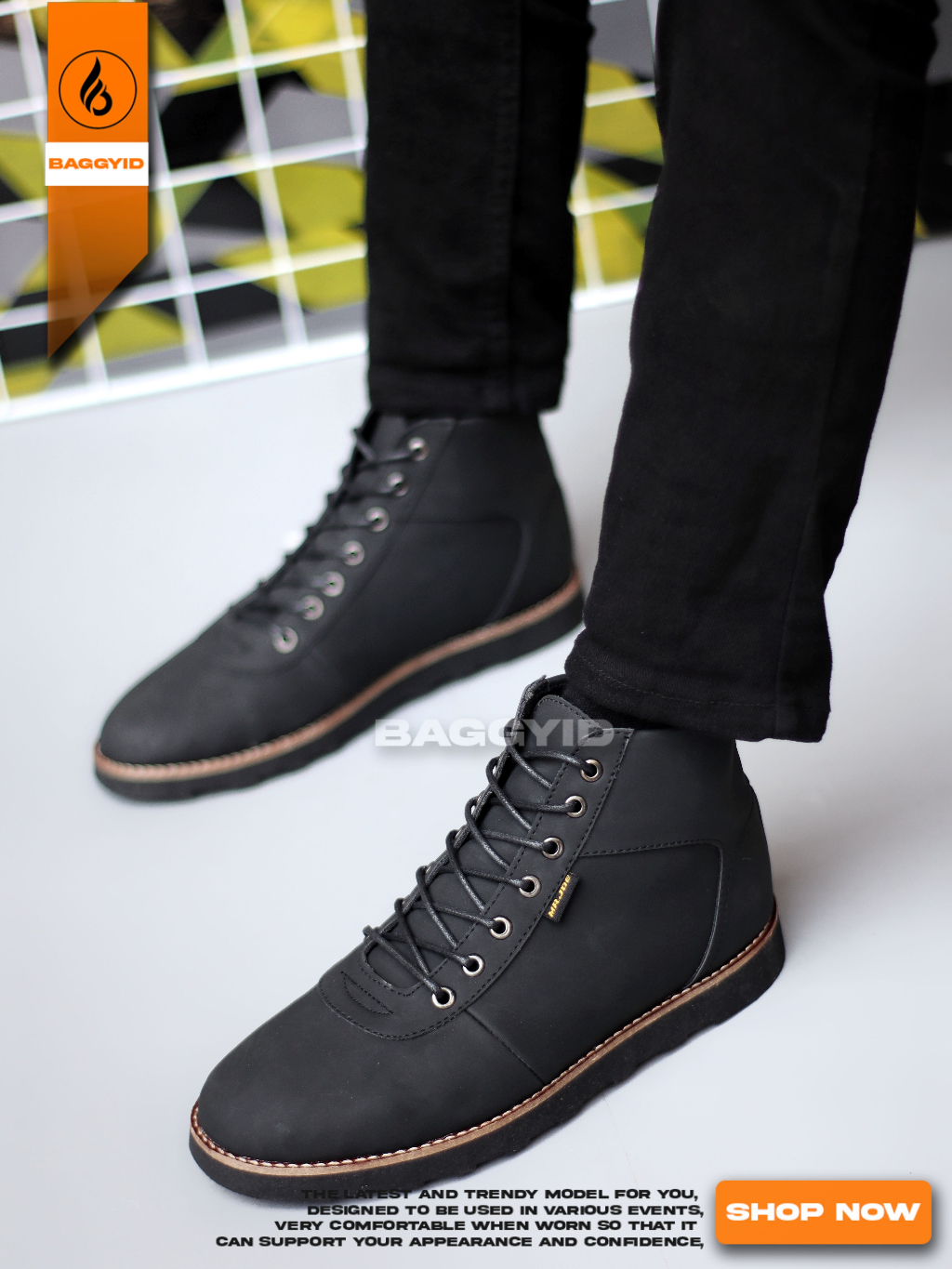 Jual BARA Sepatu Boot Pria Sepatu Casual Pria Sepatu Pria Boost Kerja ...