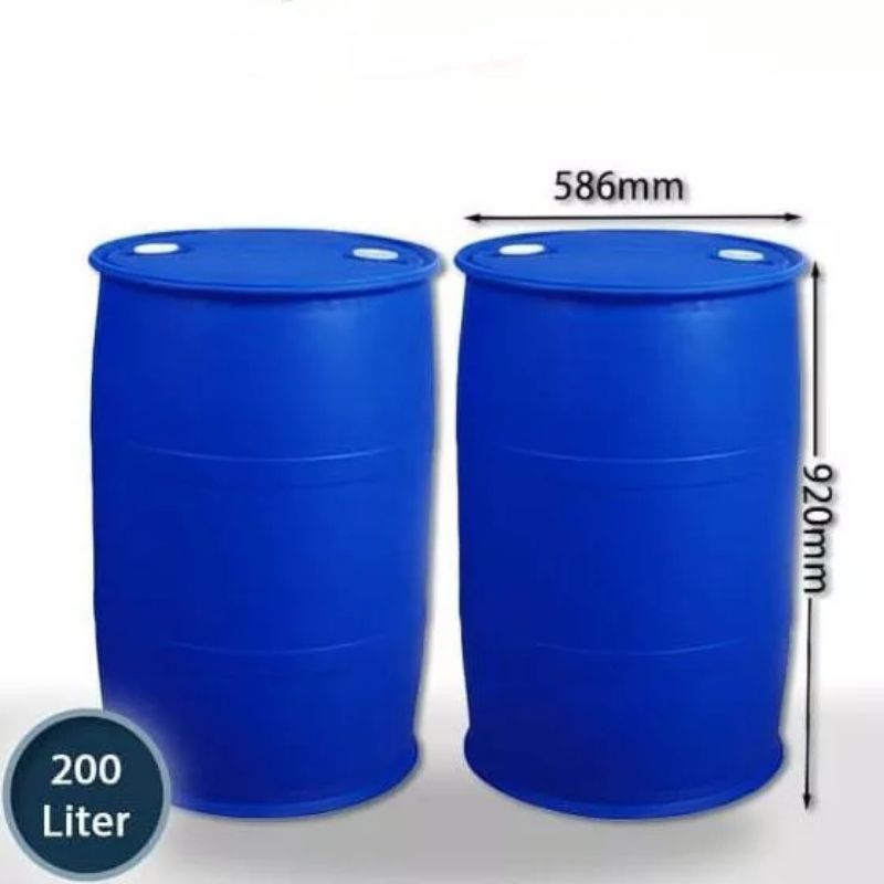 Jual DRUM PLASTIK BEKAS 200 LITER / PENAMPUNG AIR ( CARGO ) | Shopee Indonesia