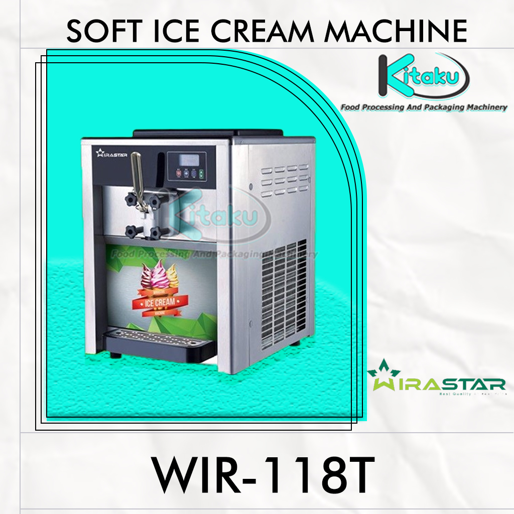 Jual SOFT ICE CREAM MACHINE TABLE TYPE 1-RASA WIR-118T Wirastar ...