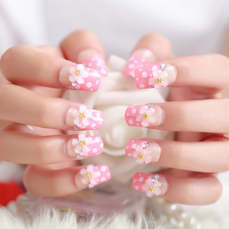 Jual MSY Kuku Palsu 24/pcs set Fashion Wedding staying/Fake Nail Design ...