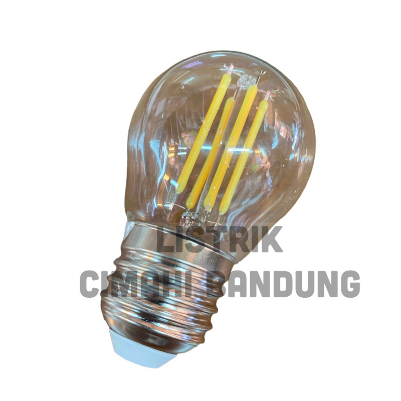 Jual lampu led lampu cafe edison bulb filament bulb 4w cahaya kuning ...