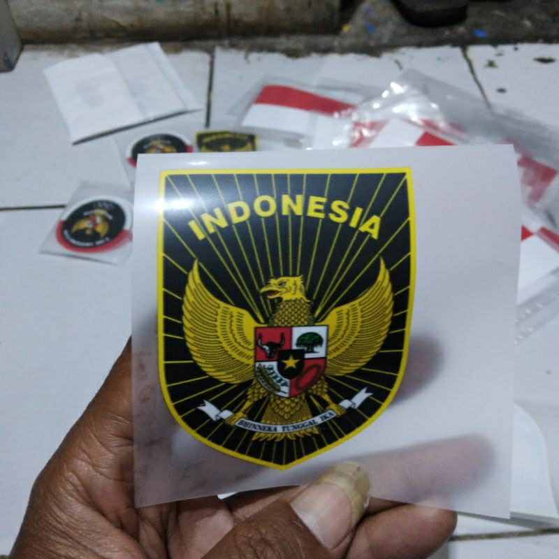 Jual stiker sablon kaos logo timnas isi 3 pcs | Shopee Indonesia