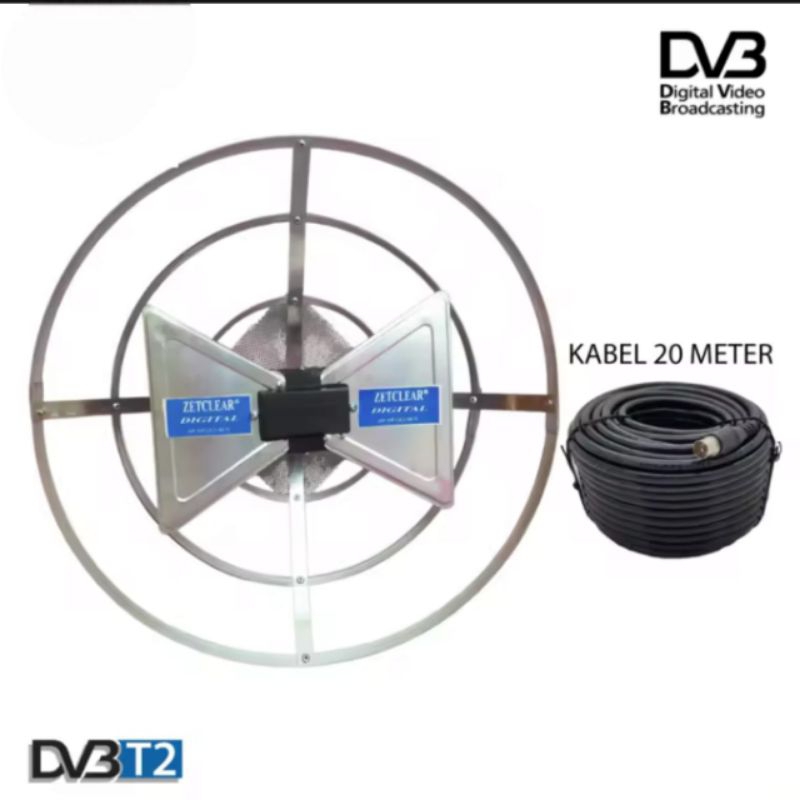 Jual Antena TV Wajan Bolic Kualitas Super LED LCD TV Tabung Indoor dan ...