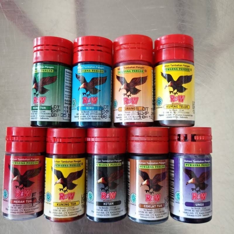 Jual Pewarna Rajawali R&W (All-Varian) | Shopee Indonesia