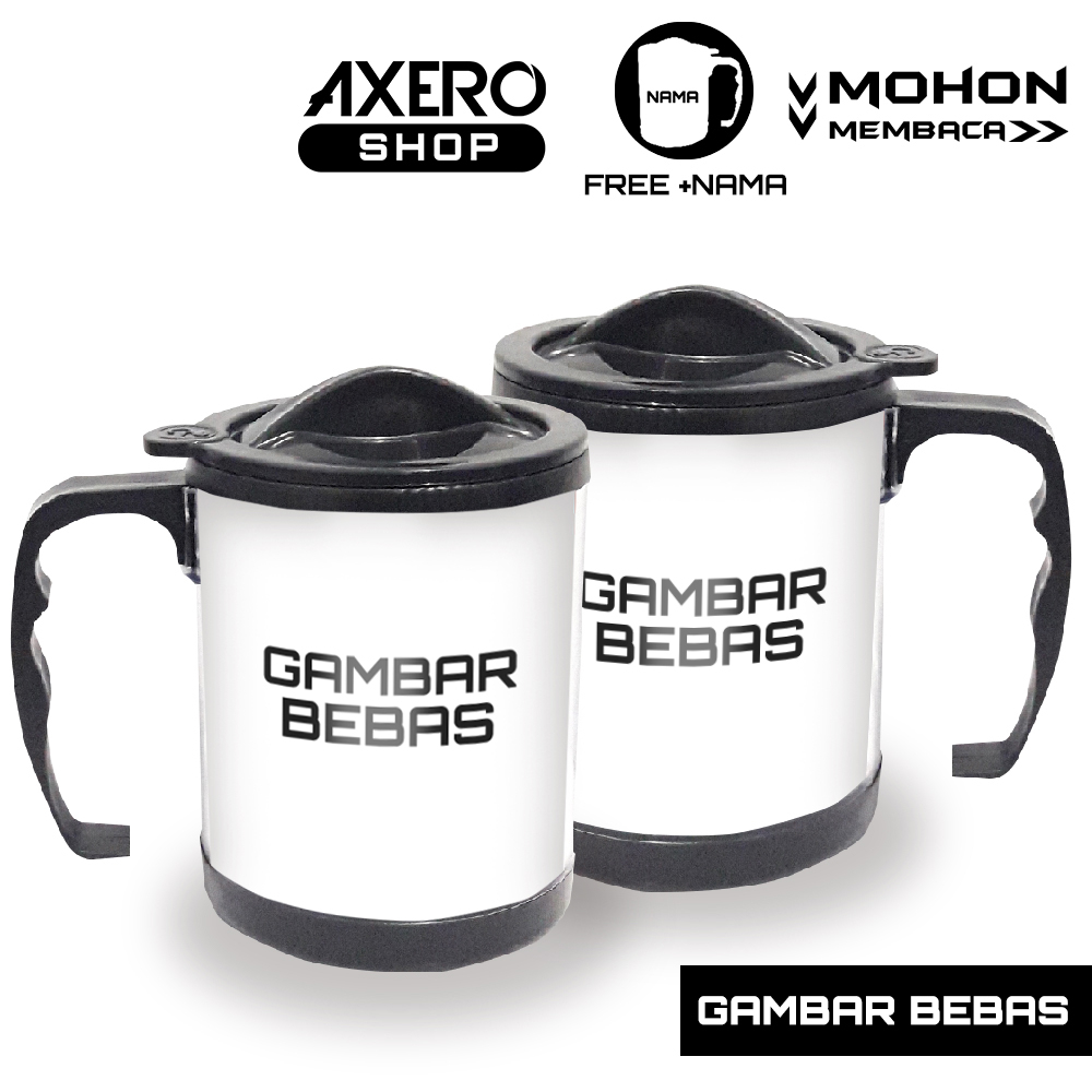 Jual Tumbler MUG gelas minum GS / tumbler mug CUSTOM GAMBAR BEBAS ...