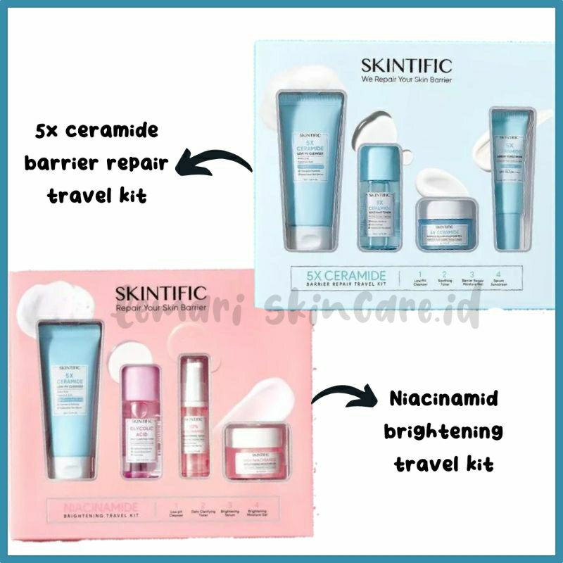 Jual [BPOM] SKINTIFIC 5x Ceramide Barrier Repair Travel set skintific ...