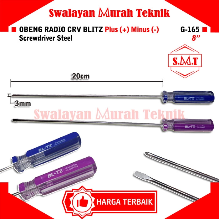 Jual OBENG RADIO KECIL MIN (-) 20CM | Shopee Indonesia