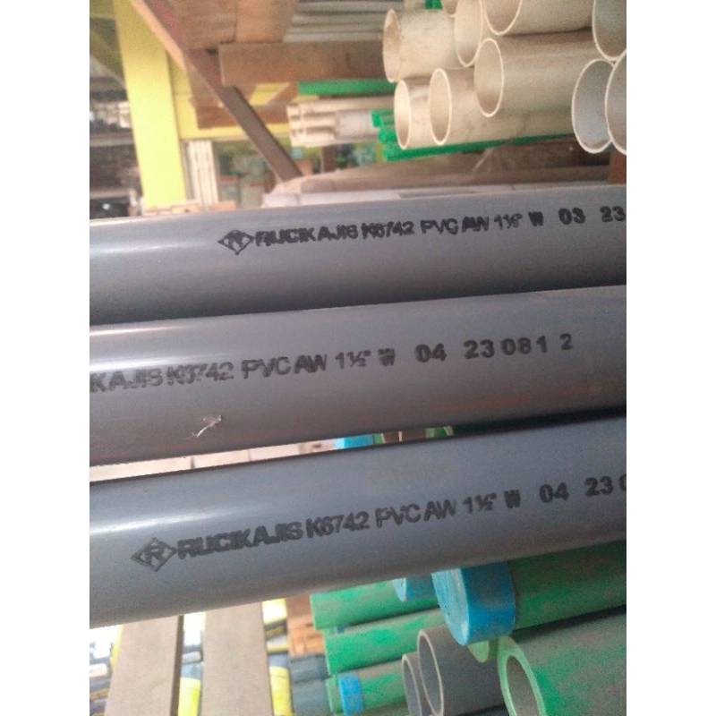 Jual PIPA PVC RUCIKA JIS VP/AW ABU ABU 1½" | Shopee Indonesia