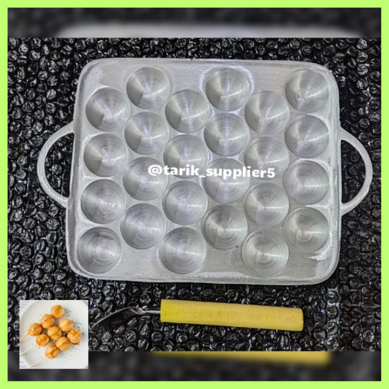 Jual Cetakan Telur cOngkel murah cetakan takoyaki/KUE CUBIT/24 LUBANG ...