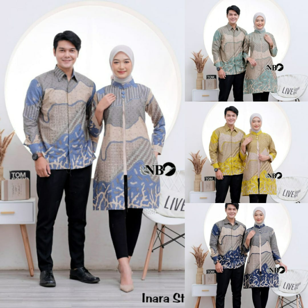 Jual New Arrival Batik Couple | Batik Couple Modern | Baju Batik Couple ...